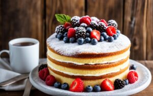 Vanilla Yule Log Cake Recipe: A Festive Delight